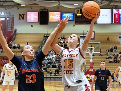 Northern State Womens Basketball Moore Leads The Way In Minot As