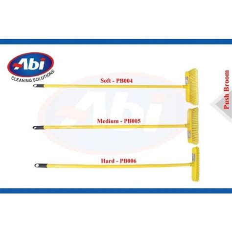 Pb 004 Plastic Hard Yellow Push Broom At ₹ 55piece Push Broom In