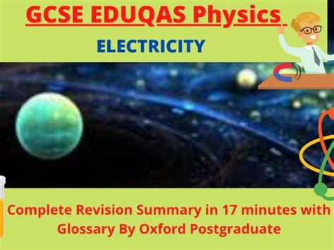GCSE EDUQAS Physics Electricity Complete Revision Summary Teaching Resources