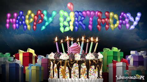 Happy Birthday Party Balloons Cake