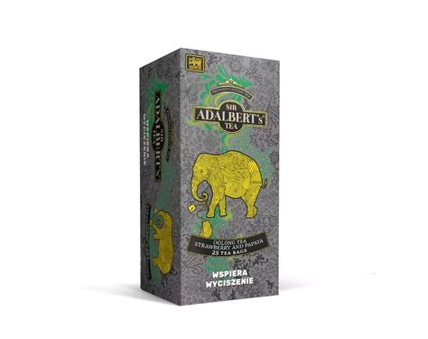 Herbata Adalberts Zielona Oolong Strawberryandpapaya 25 X 2g Saszetki