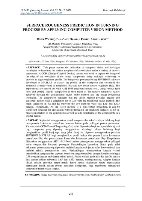 pdf surface roughness prediction in turning process by applying