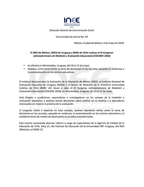 El Inee De México El Ineed De Uruguay Y Mide De Chile Realizan El Iii