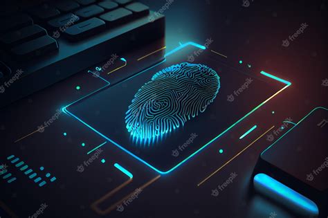 Premium Photo Biometrics Identification And Cyber Security Concept
