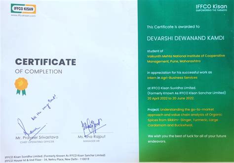 Devarshi Kamdi On Linkedin Summerinternship Project Worked Iffco Iffcokisan Headoffice
