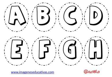 Abecedario Para Colorear Y Numeros 1 Imagenes Educativas