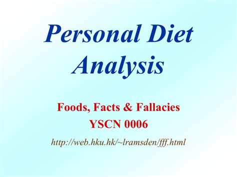 Diet Analysis