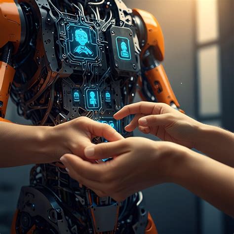 Humanrobot Customer Interaction Images Free Download On Freepik