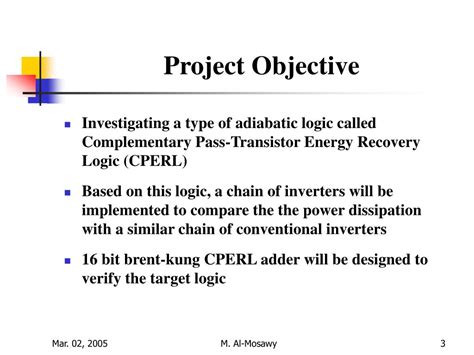 PPT Adiabatic Logic As Low Power Design Technique PowerPoint Presentation ID