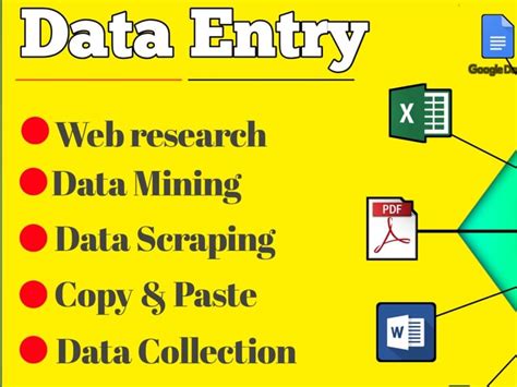 Data Entry Web Research Data Mining Copy Paste And Data Collection