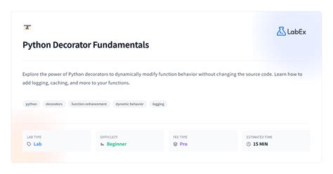 Python Decorators Enhance Function Behavior Labex