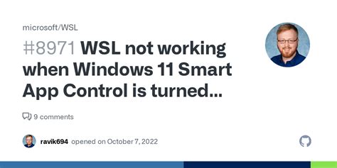 WSL Not Working When Windows 11 Smart App Control Is Turned On Issue