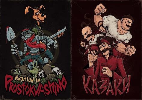 Красноярский художник делает из персонажей советских мультиков героев боевиков