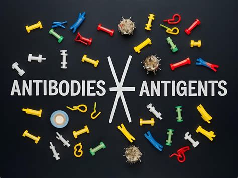 Antibodies And Antigens Premium Ai Generated Image