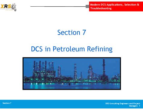 Distributed Control Systems DCS DCS In Petroleum Refining PowerPoint Slideshow View
