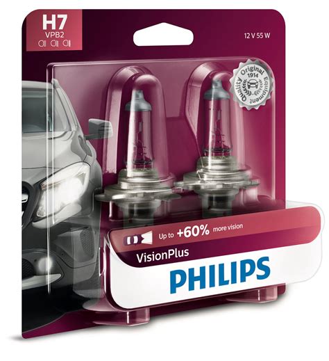 Snapklik.com : Philips H7 VisionPlus Upgrade Headlight Bulb