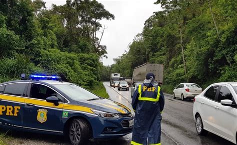 PRF registra acidentes durante o feriado prolongado de Proclamação da República em SC