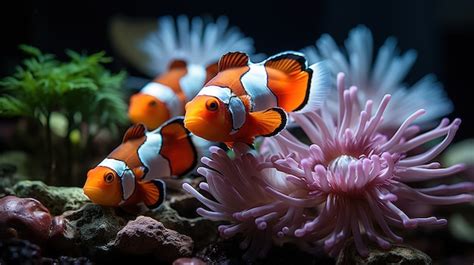 Lindo Pez Cerca Del Arrecife De Coral Foto Gratis