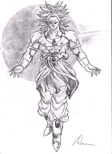 Broly Dragonball By Robert Marten On Deviantart