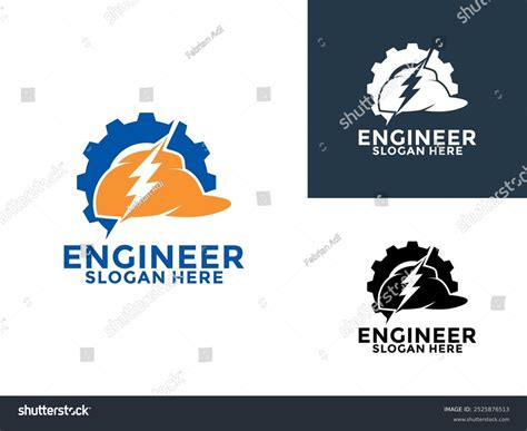 Electrical Engineering Logo Design Creative Modern Stock Vector