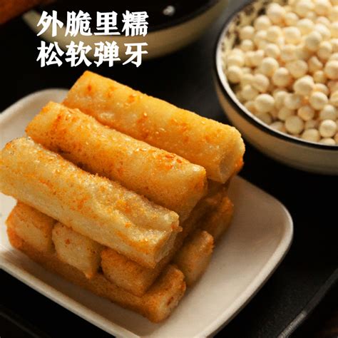安井红糖纯手工糯米麻糍糍粑条黄豆粉网红油炸小吃半成品商用冷冻 虎窝淘