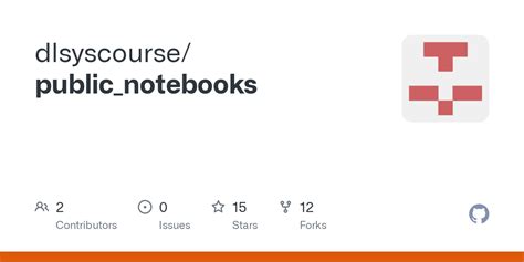 Github Dlsyscoursepublicnotebooks