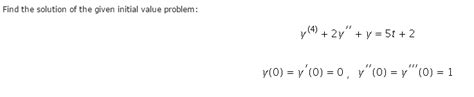 Solved Find The Solution Of The Given Initial Value Problem Chegg