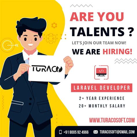 looking for job on linkedin urgent hiring laravel developer turaco…