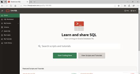 最方便的在线oracle Sql学习环境 Live Sqloracle Sql 在线 Csdn博客