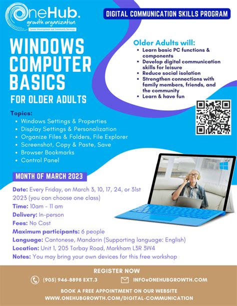 Windows Computer Basics For Older Adults OneHub Growth
