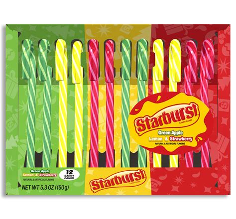 Cradle Pack Starburst Candy Canes 12 Ct