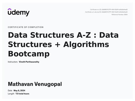 Im Pleased To Share That I Successfully Finished The Udemy A Z Data
