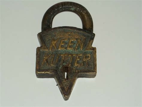 Original E C Simmons Keen Kutter Logo Lock Padlock No Key Antique Price Guide Details Page