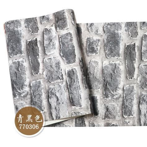 Nordic 3d Three Dimensional Brick Brick Wallpaper Vicedeal