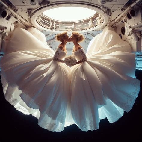 Lesbian Wedding In Space 2 By Ladyashleyj On Deviantart