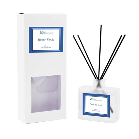Beach Fiesta Frosted Reed Diffuser Air Esscentials Miami