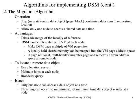 Ppt Distributed Resource Management Distributed Shared Memory