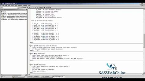 Base Sas Training Day 4 Labels And Formats In Sas Youtube