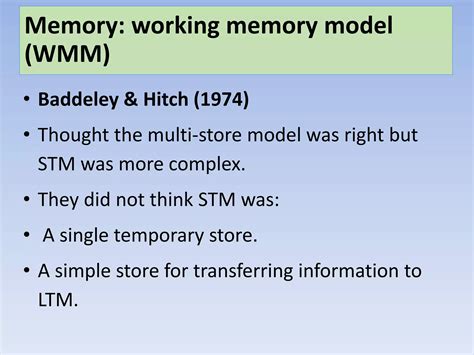 Mod 3 Working Memory Model Slides Pptx