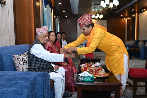 राष्ट्रपति पौडेलद्वारा रक्षाबन्धन ग्रहण Dcnepal