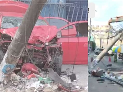 Homem Morre Após Perder Controle Do Carro E Bater Em Poste Em Salvador