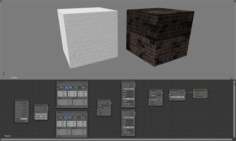 Blender Cycles Sobel Nodegroup Normal Mapping Blender Tests