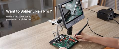 Tomlov Dm602 Pro 10 1 Inch Hdmi Digital Microscope 2000x