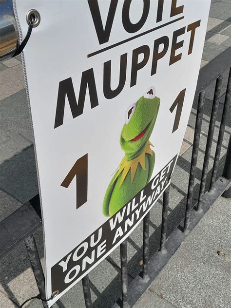 Vote “muppet” Keeping An Eye On The Czar Of Russia