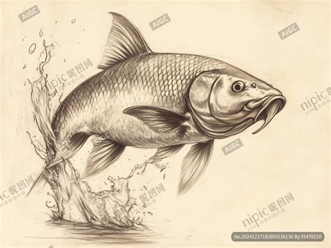 AI创作图手绘大鱼 手绘草鱼 金龙鱼插画 鲤鱼手绘 白描鲤鱼 3d画鲫鱼 插画大鱼 鱼拓画 金龙鱼艺术画 鱼拓艺术 大鱼插画 手绘画鱼 手绘