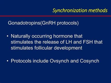 2 Estrus Synchronization Ppt