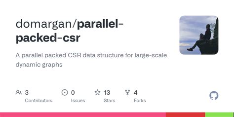 Github Domarganparallel Packed Csr A Parallel Packed Csr Data