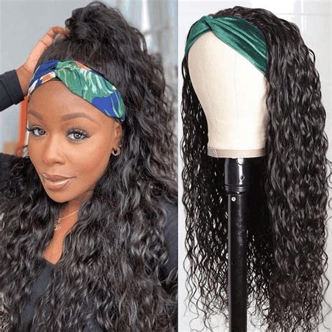 Beautyforever Headband Wig Water Wave Glueless Human Hair Wigs With Pre