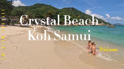 K Hdr Walking Koh Samui Island Crystal Beach Best Place In The