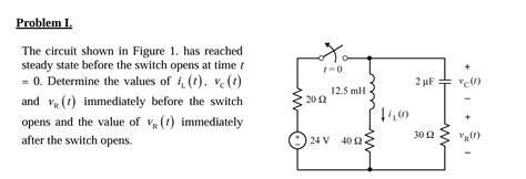 Solved Problem I The Circuit Shown In Figure 1 ﻿has